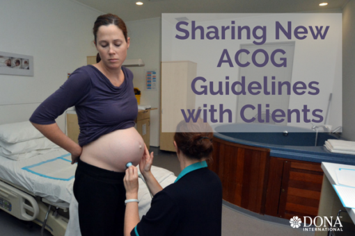 Six New Care Recommendations that Every Birth Doula Should Share with ...